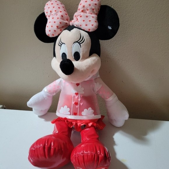 Disney | Toys | Minnie Mouse With A Rain Suit Pkush Toy | Poshmark